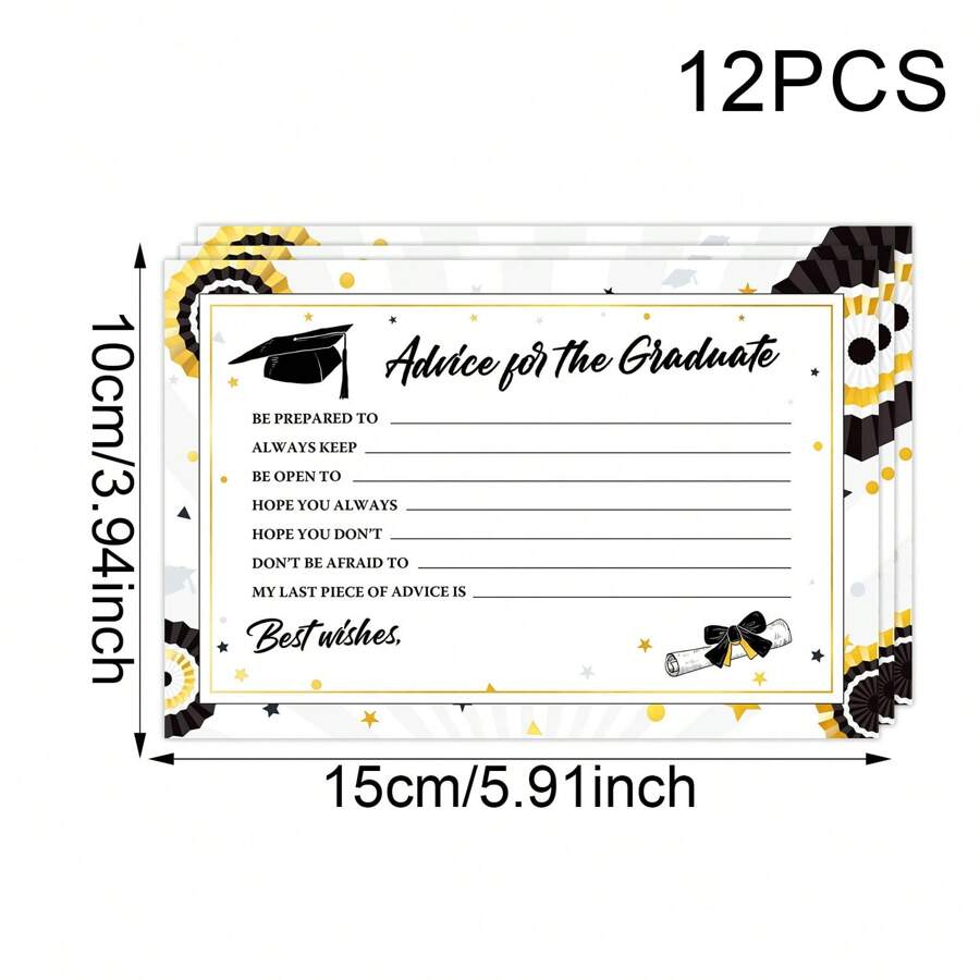 2025 Personalized Graduation Advice Cards, Advice Cards For The ...