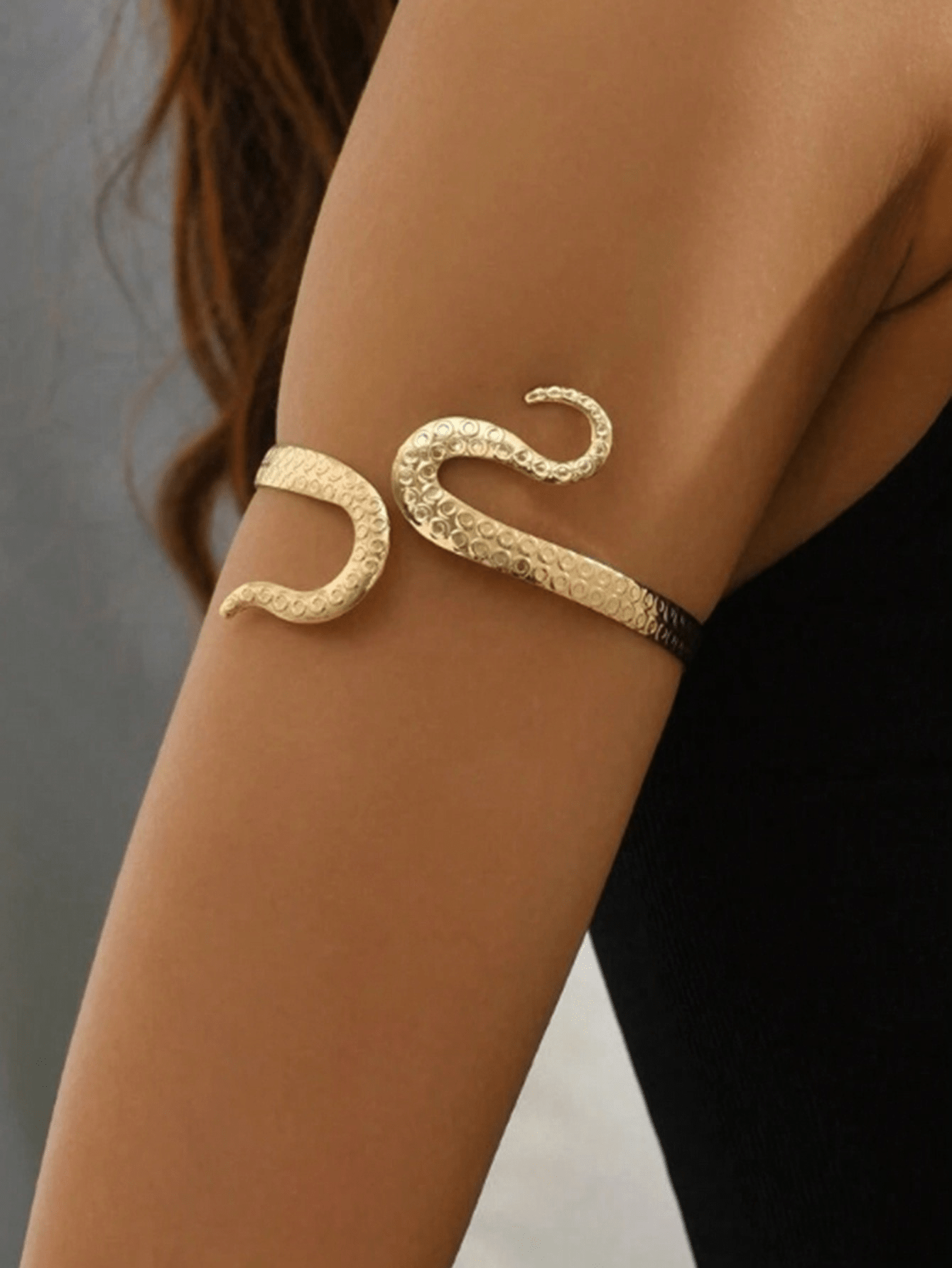 Minimalist Simple Style Layered Arm Cuff | SHEIN USA