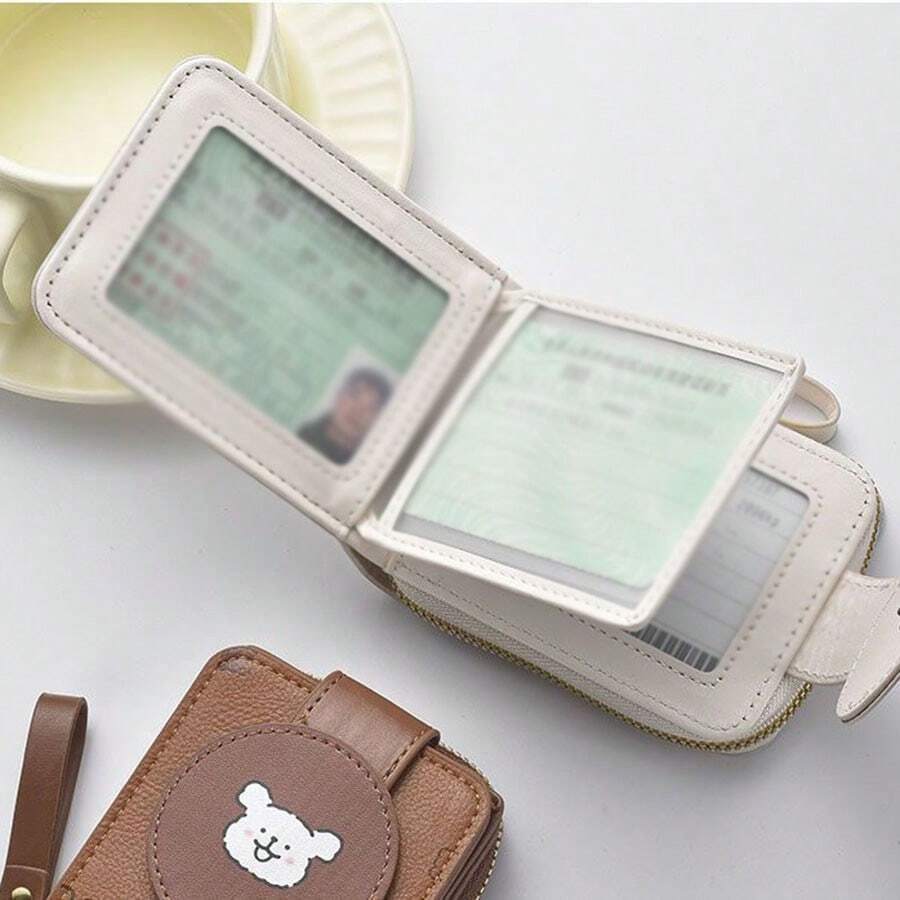 Cute Dog Shape Wallet Card Holder All-In-One Large Capacity Card ...