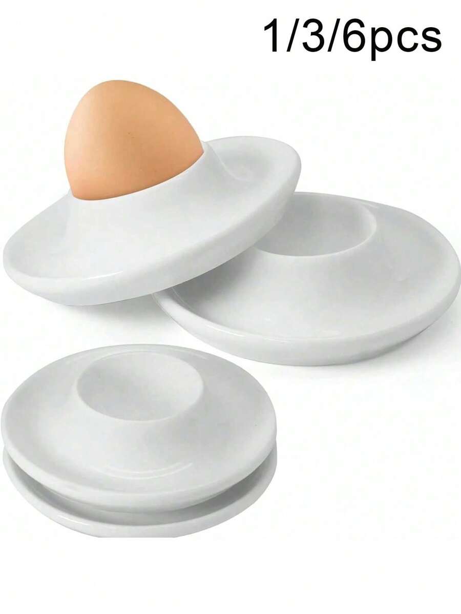 Plastic Egg Cups, White Egg Holders, Suitable For Restaurants, Kitchens ...