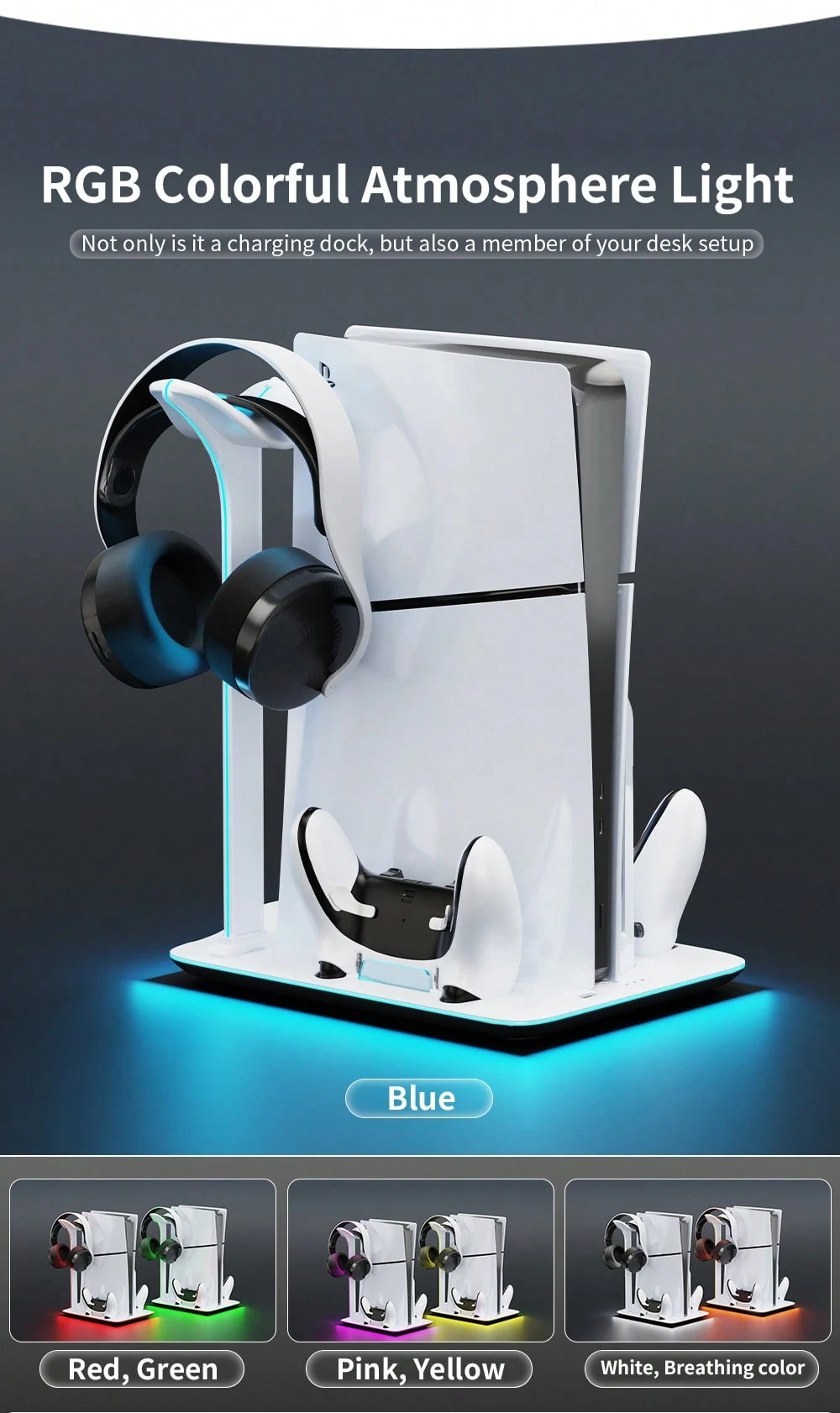 HONCAM Base di raffreddamento per console da gioco PS5 Slim e PS5 PRO ...