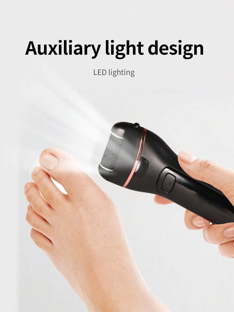 HB Rechargeable Callus Remover Kit, Including 3 Replacement Heads ...