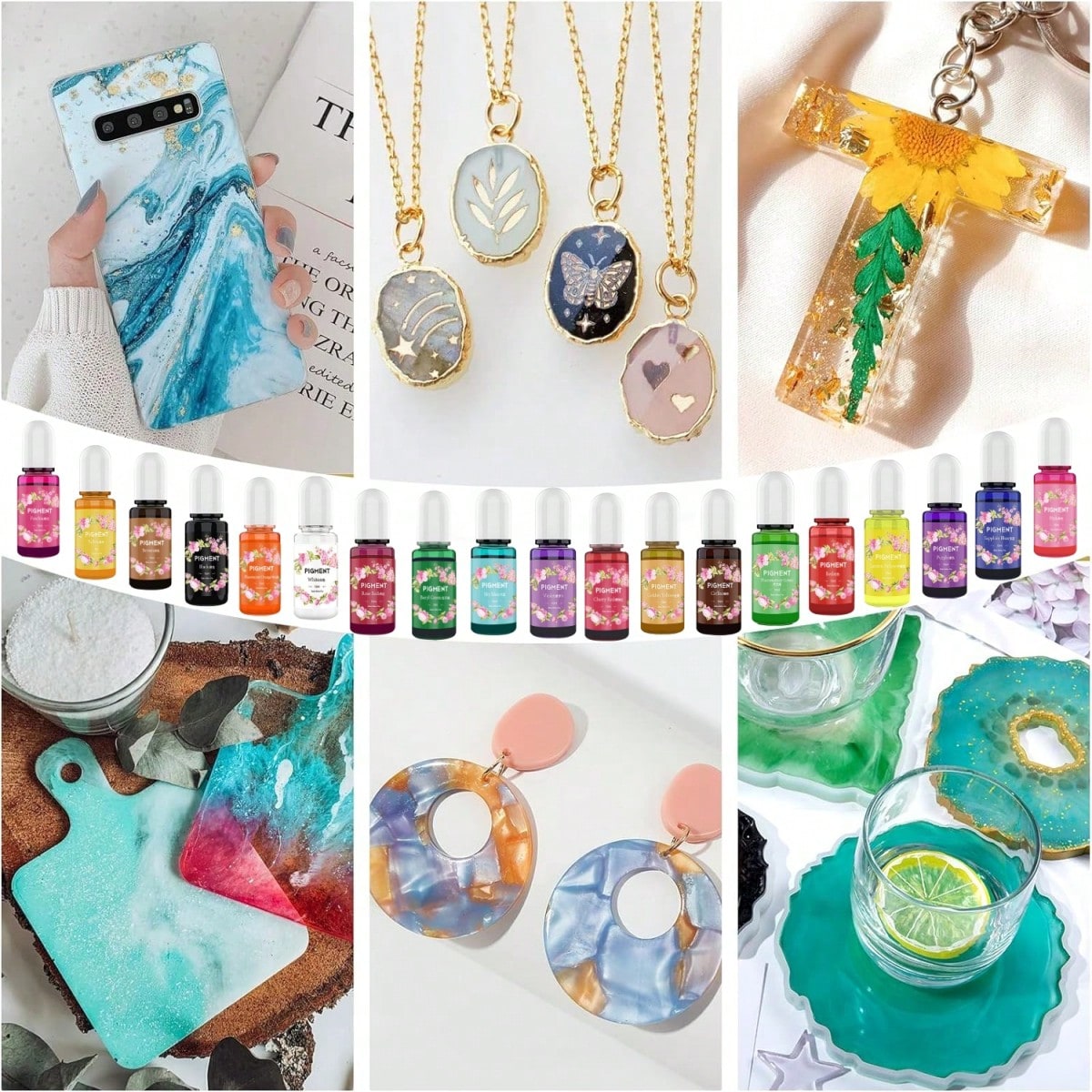 30 Color Options Epoxy Resin Pigment Dye (Random Sticker, Color ...