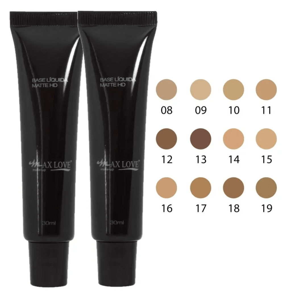 Base Líquida Matte Hd Max Love Alta Cobertura | SHEIN Brasil