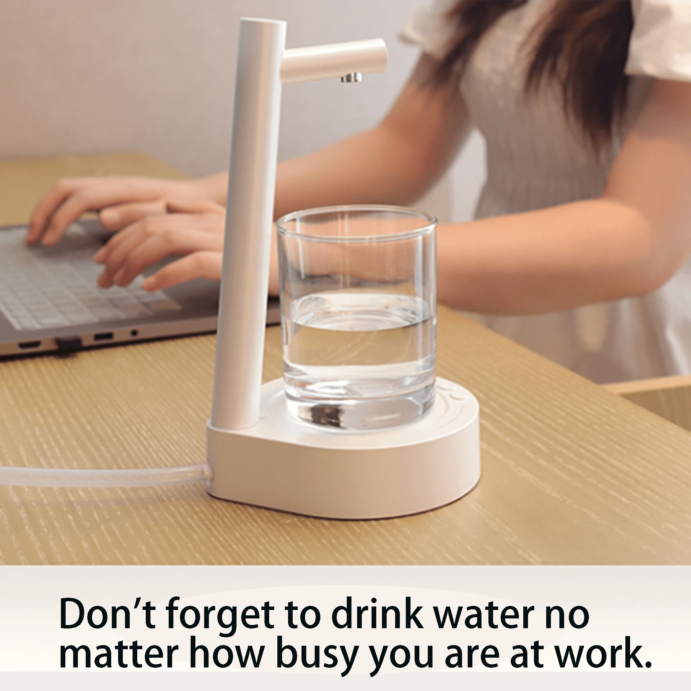 New Intelligent Desktop Water Pump Black And White Bottled Water ...
