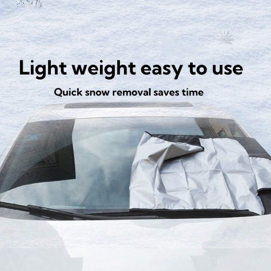 Parabrezza per auto pieghevole - Proteggi la tua auto da foglie, neve, sole e pioggia - Facile ...