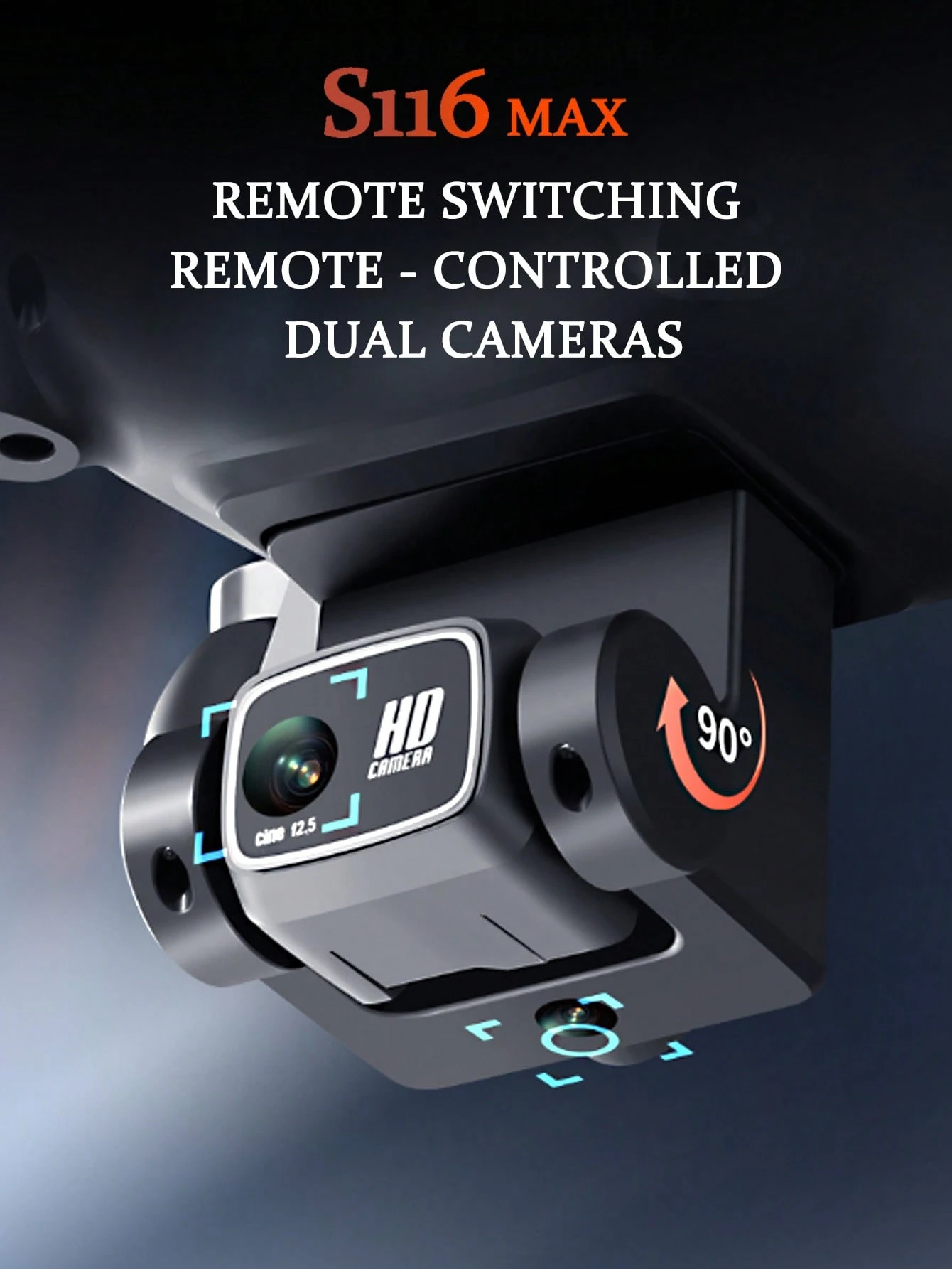 Le drone de photographie aérienne haute définition de l'édition noire ...