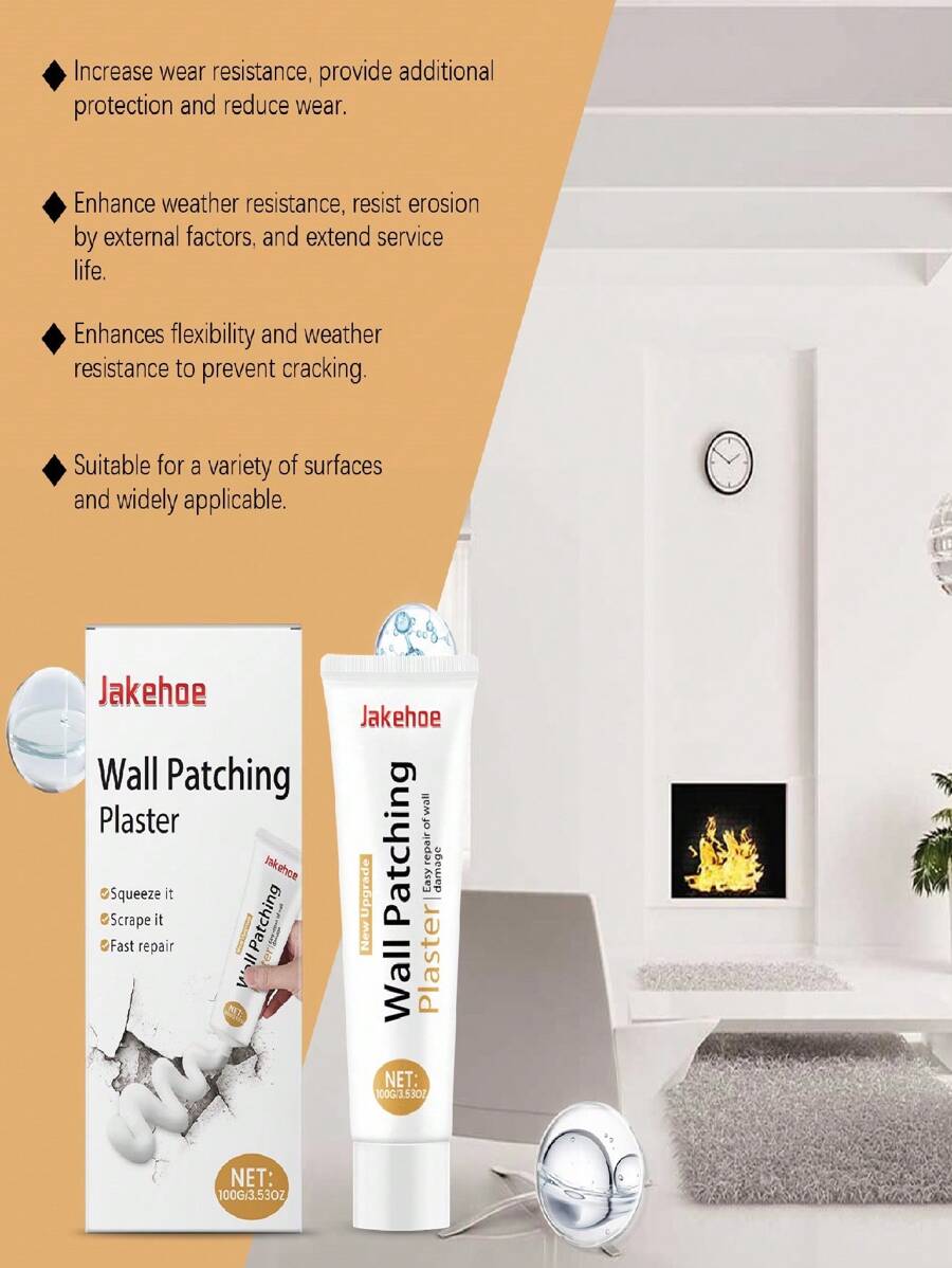 Wall Repair Kit, Patch Filler To Cover Wall Holes, Peeling And Damage ...