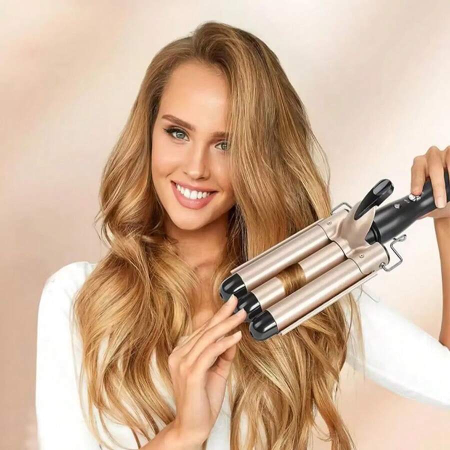 Professional Hair Curling Iron Ceramic Triple Barrel Hair Curler Irons Hair Wave Waver Styling ...