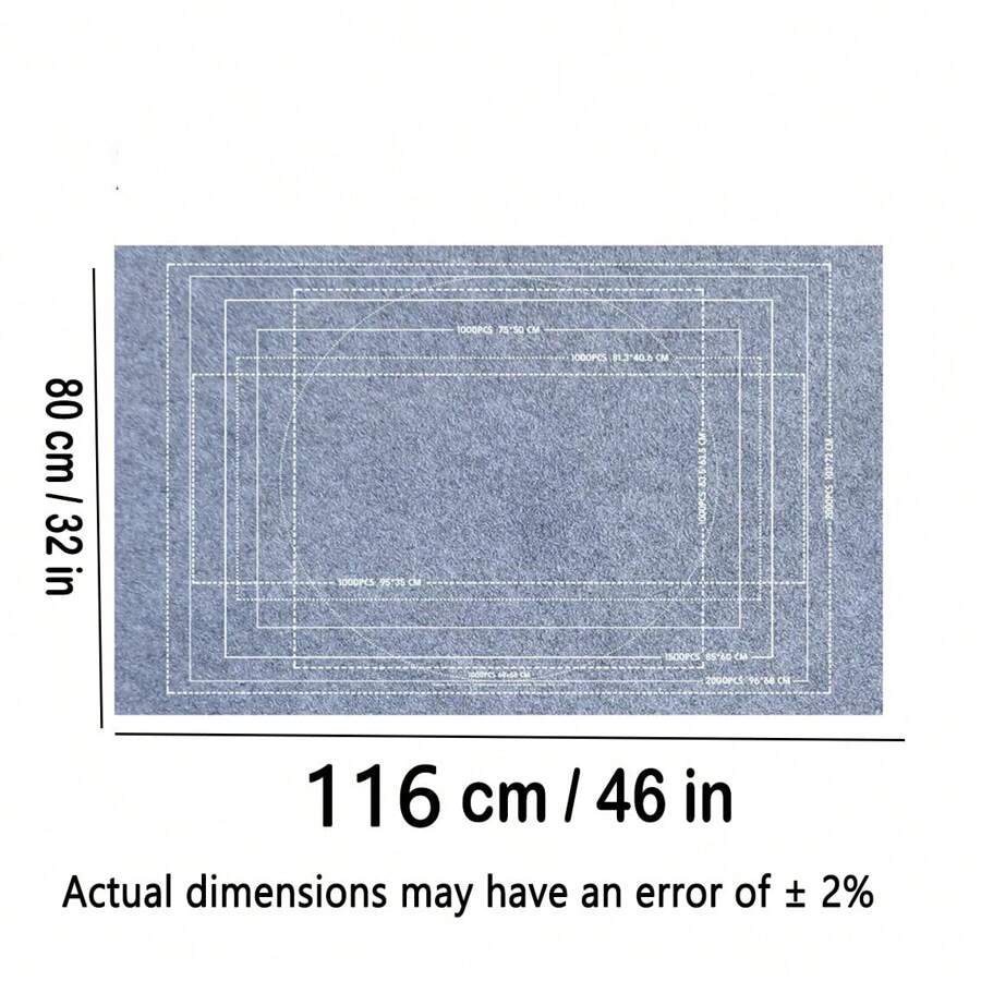 [Jigsaw Mat Kit]1pc Puzzle Mat,Storage Mat For 2000 Pieces Puzzles,32* ...