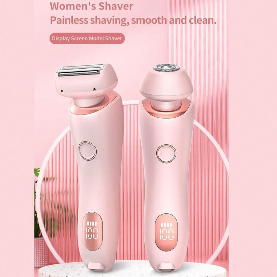 Electric Razors For Women,2 In 1 Bikini TrimmerFace Shavers,Hair ...