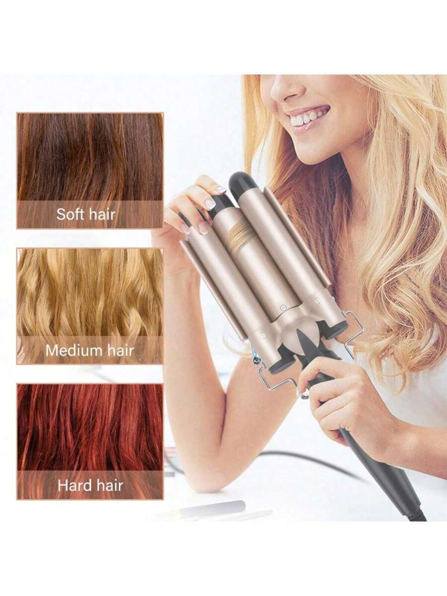Professional Hair Curling Iron Ceramic Triple Barrel Hair Curler Irons Hair Wave Waver Styling ...