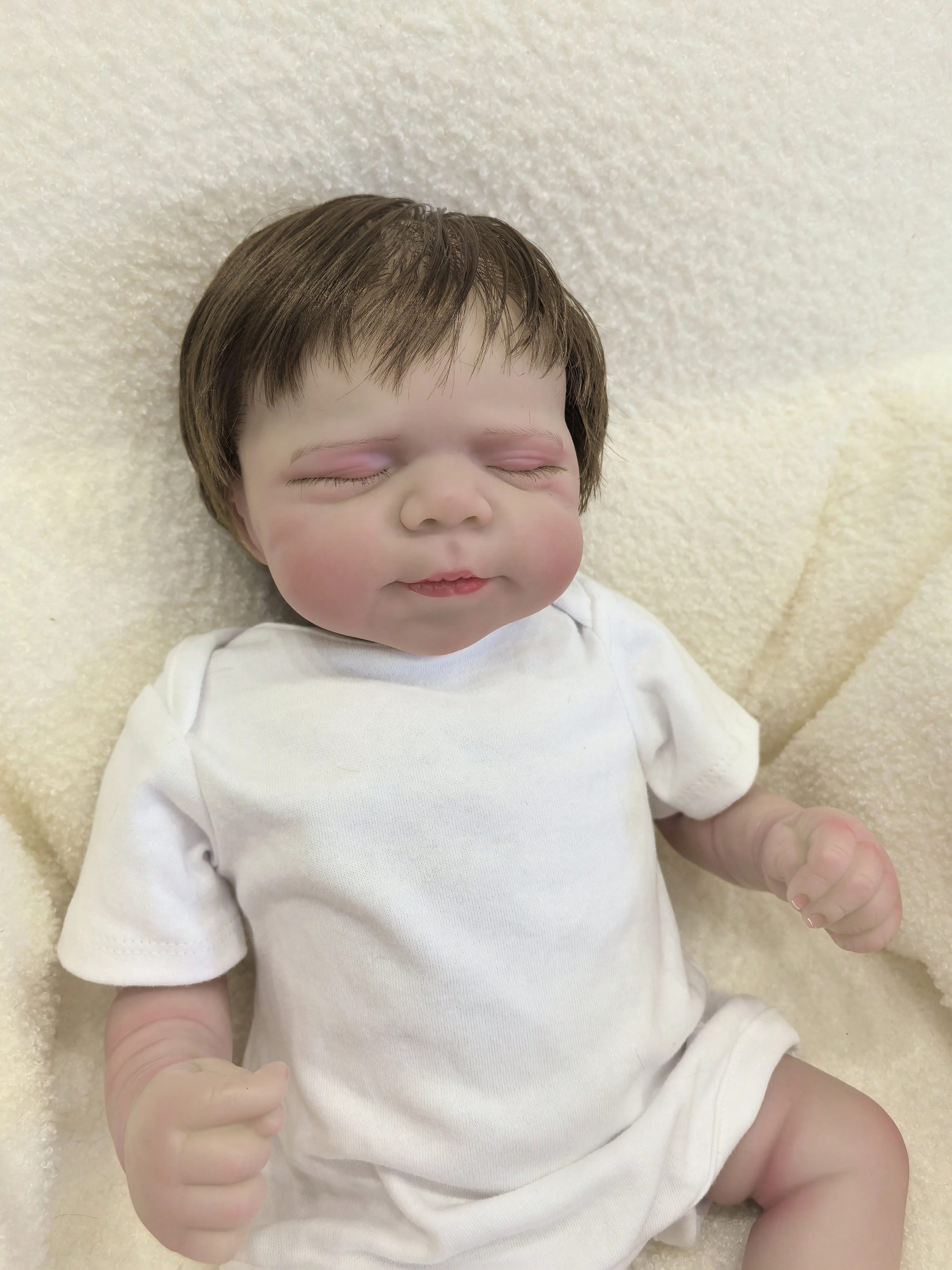NPK 49CM Pascale Newborn Full Body Baby Reborn Doll With 3D Skin ...