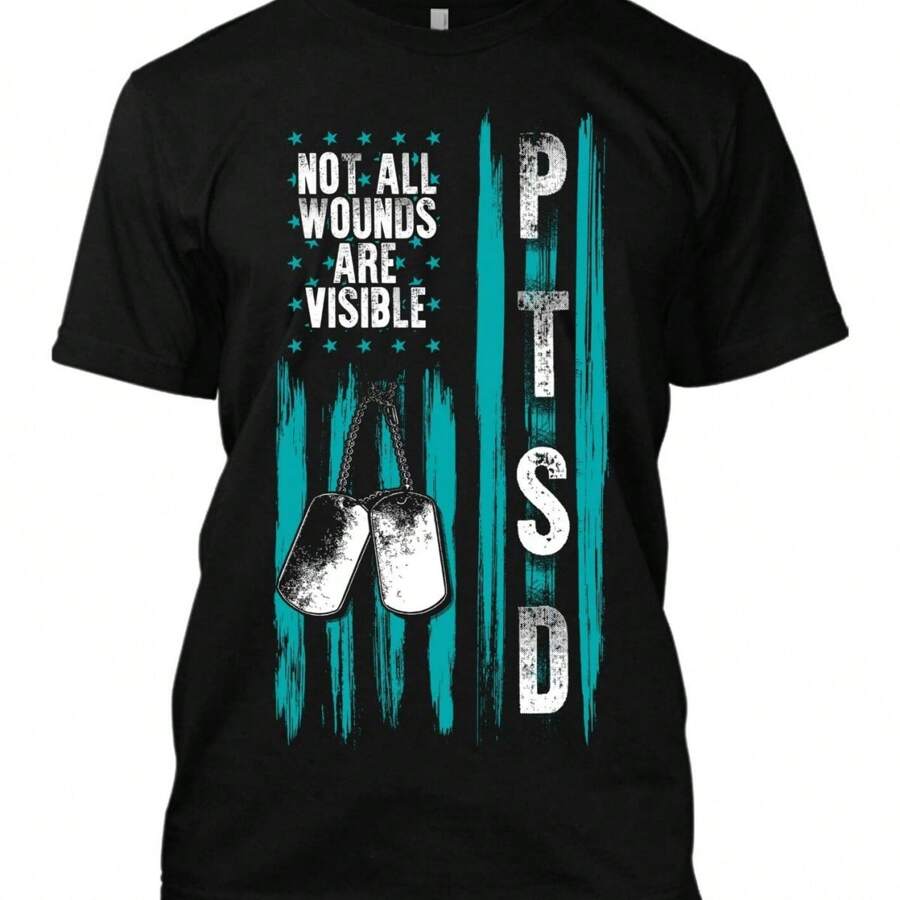 PTSD Not All Wounds Are Visible New 's Shirt Veteran Awareness Military ...