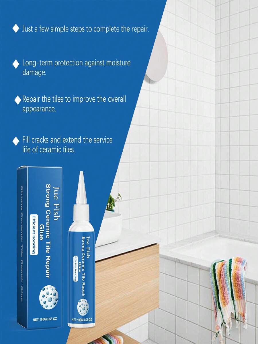 Tile Repair Paste, Marble Floor Tile Furniture Hole Crack Filler Repair ...