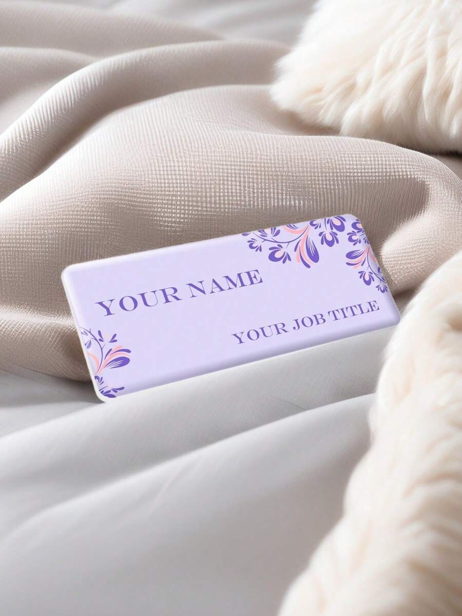 1pc Personalized Acrylic Name Tag Lapel Pin - Employee Name Badge ...