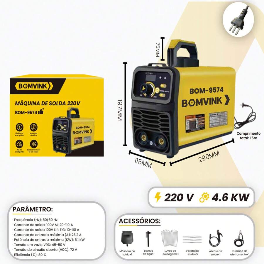 Mig Welding Machine Wk 160 Without Gas 3 In 1 Tig Lift Mma 220v Pro ...