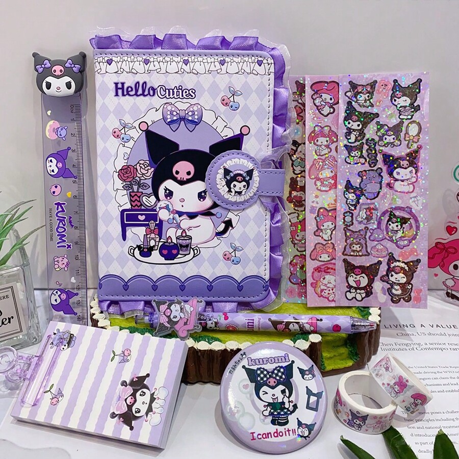 Sanrio Sanrio Notebook Set Hello Kitty Lace Badge Notebook Set Kuromi ...
