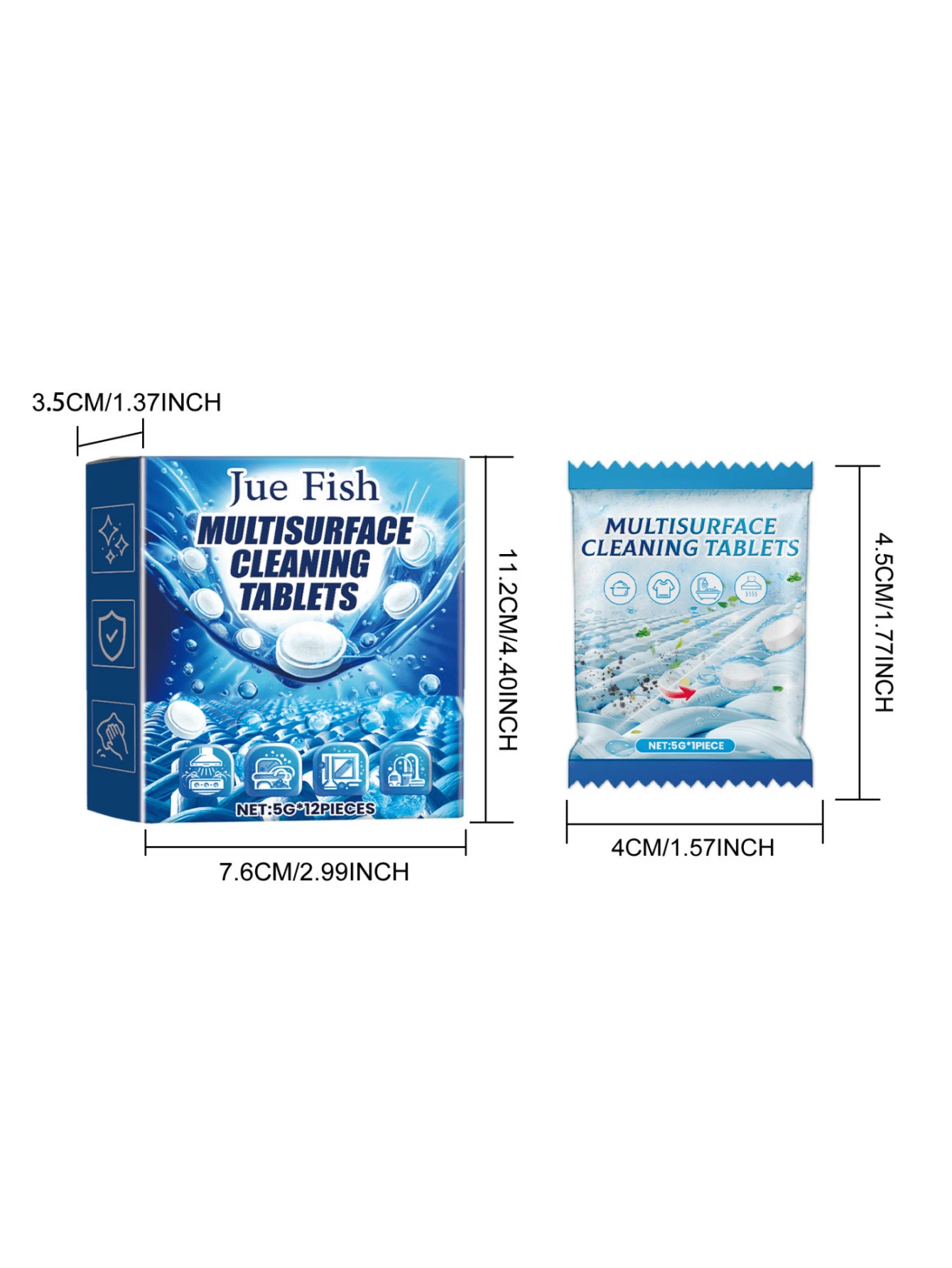 Surface Decontamination Effervescent Tablet Kitchen Heavy Oil And Dirt ...