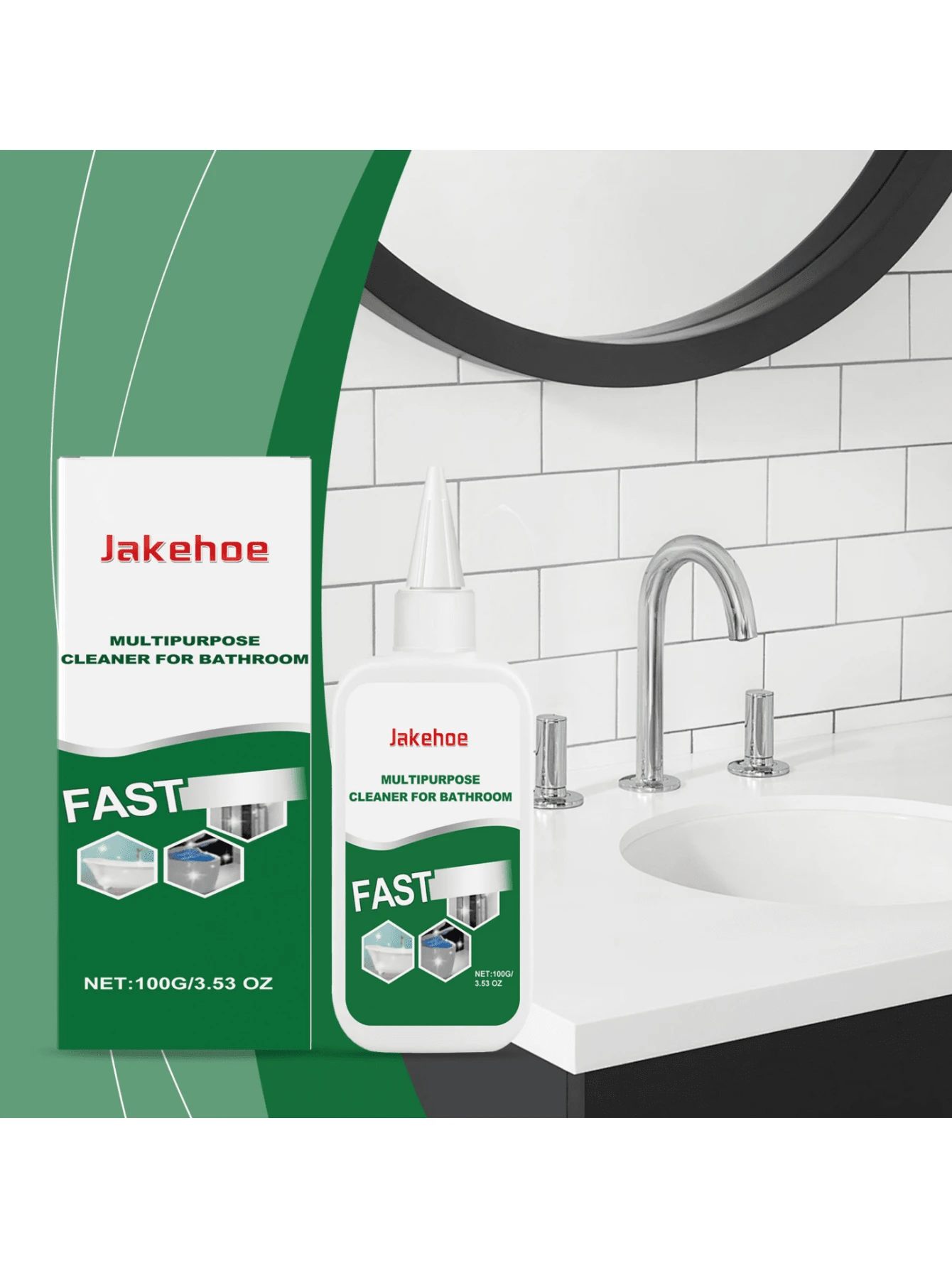 Multi-Purpose Bathroom Cleaner, Gentle Formula Removes Dirt, Grime And ...