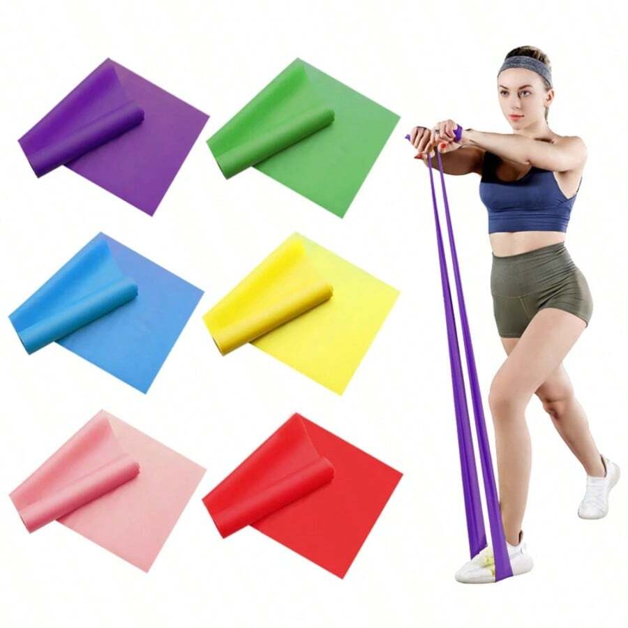 Yoga Pilates Resistance Band Long Training Stretch Bands For Physical ...