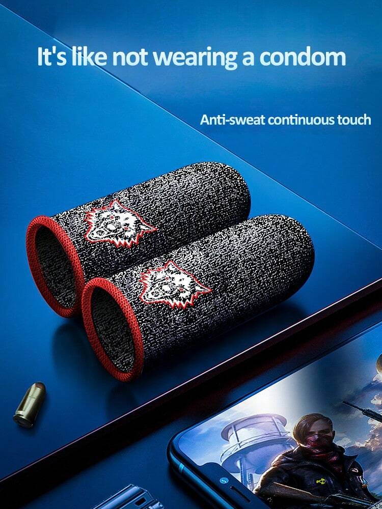 Explosions Game Finger Covers Artifact King Esports Finger Covers Touch Screen Breathable Sweat ...