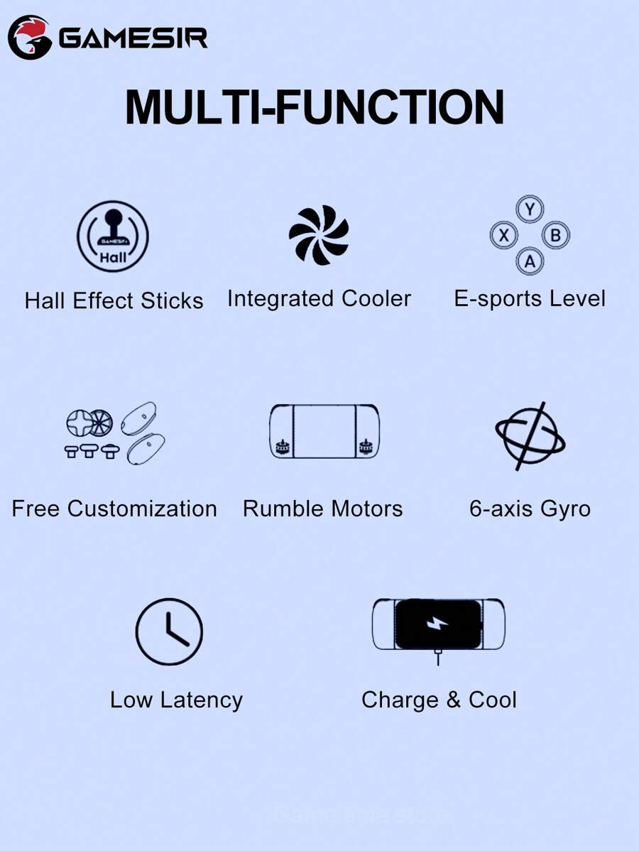 GAMESIR GameSir Integrated Cooler Mobile Gaming Controller Gamepads PC ...