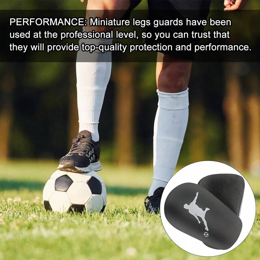1Pair Mini Soccer Shin Guards, Extra Small Football Shin Pads Miniature ...