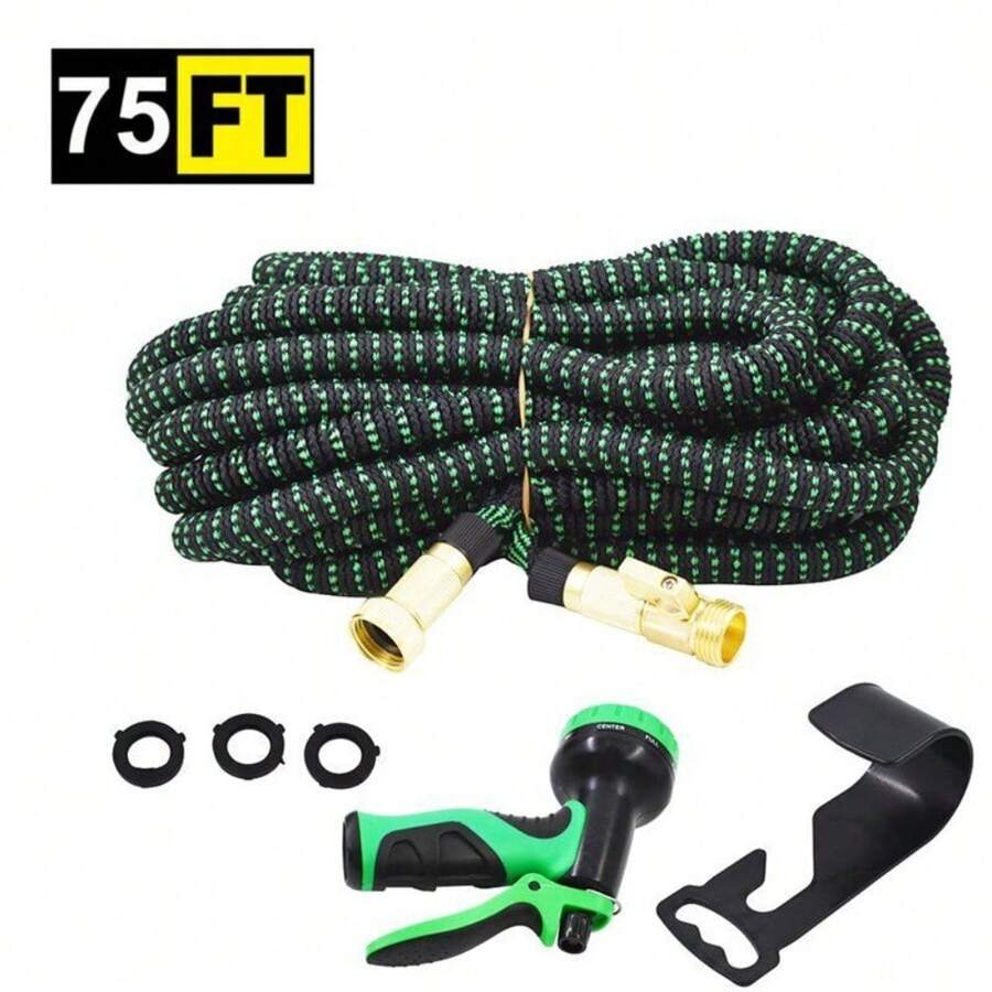 Leakproof 3X Stronger Heavy Duty Expandable Flexible Anti Kink Garden ...