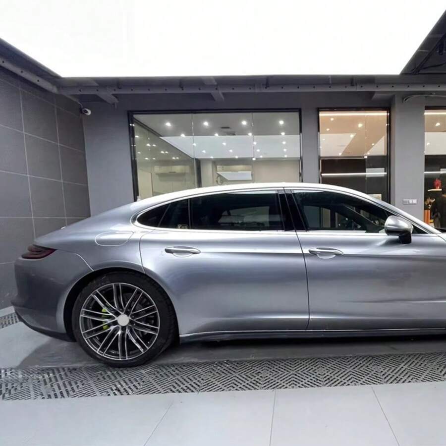 GT Silver Car Sticker Car Wrapping Film PET Sticker Bubble Free Auto ...