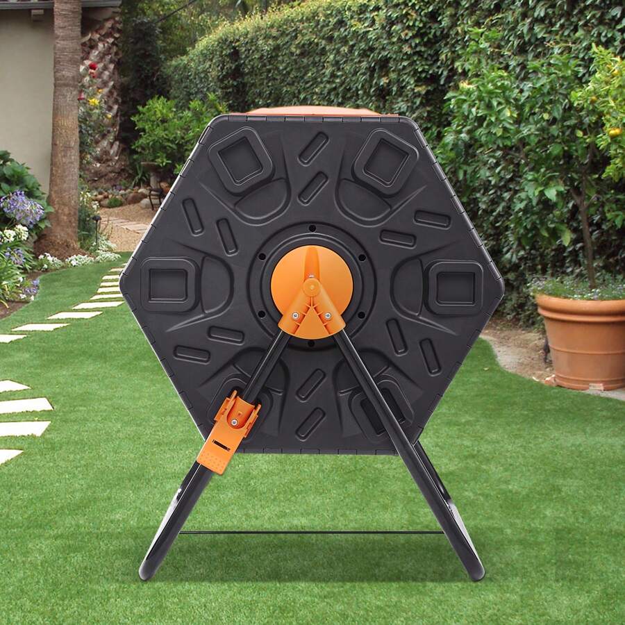 Compost Bin, 43-Gal Or 37-Gal Dual Chamber Or 18.5-Gal Single Chamber ...