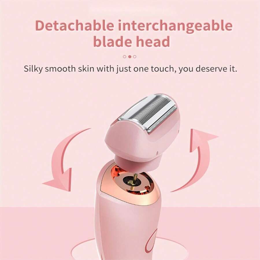 Electric Razors For Women,2 In 1 Bikini TrimmerFace Shavers,Hair ...