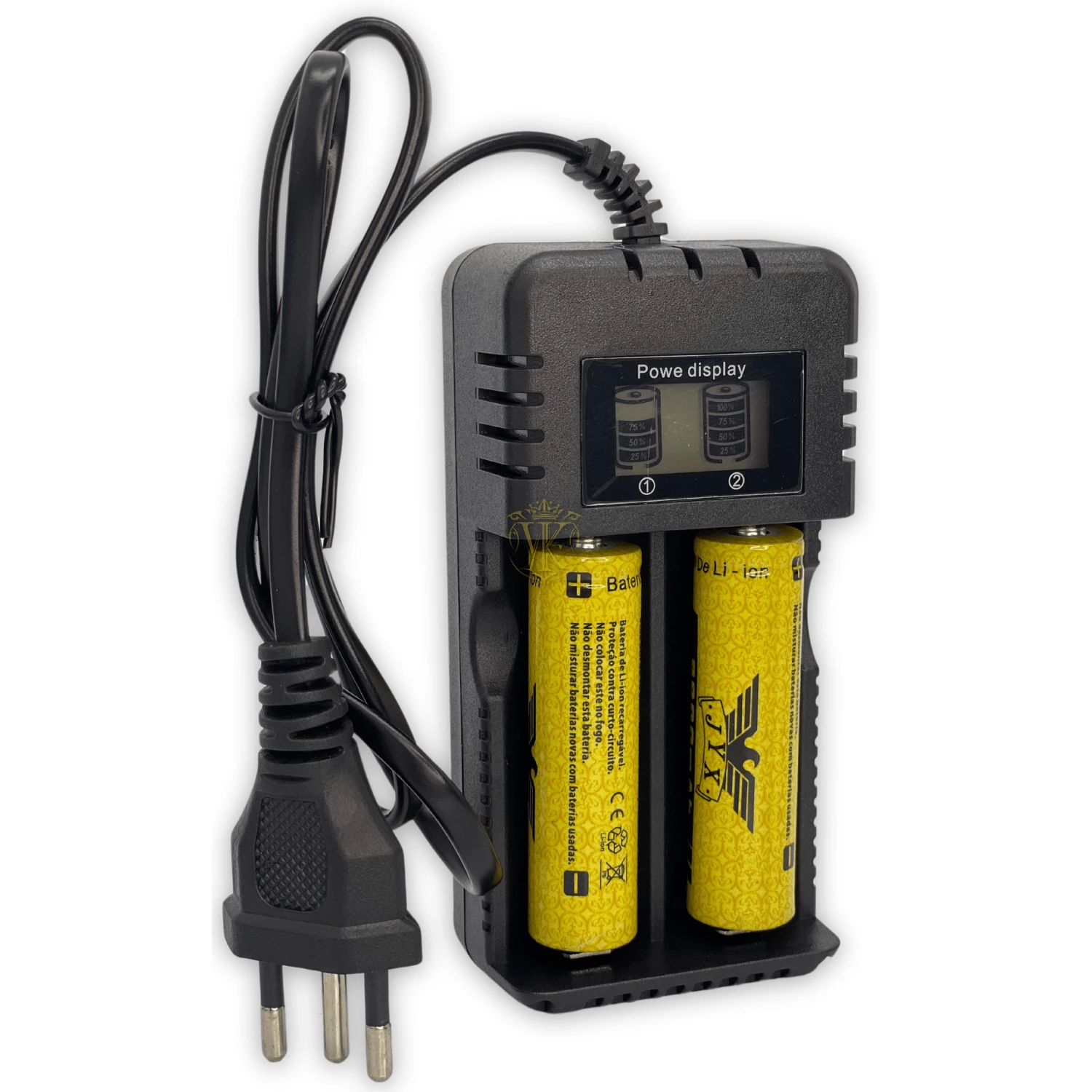 Universal 2-Compartment Battery Charger LED Display Charge Smarter ...