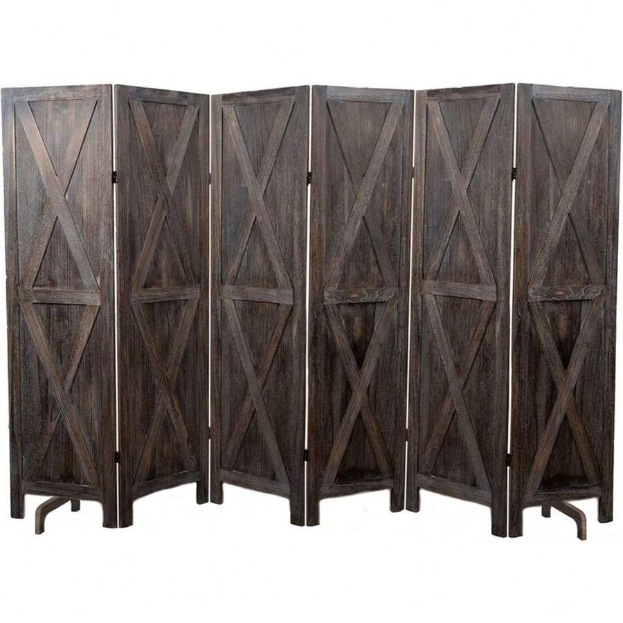 Premium Home 6 Panel Room Divider: Room Dividers And Folding Privacy ...