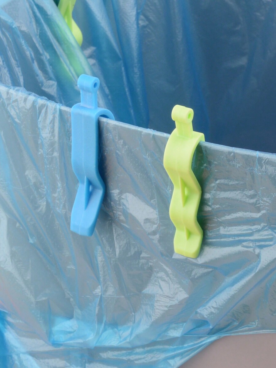 6pcs Garbage Bin Clip, Trash Can Garbage Bag Fixed Clip, Paper Basket ...