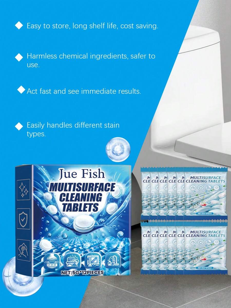 Surface Decontamination Effervescent Tablet Kitchen Heavy Oil And Dirt ...