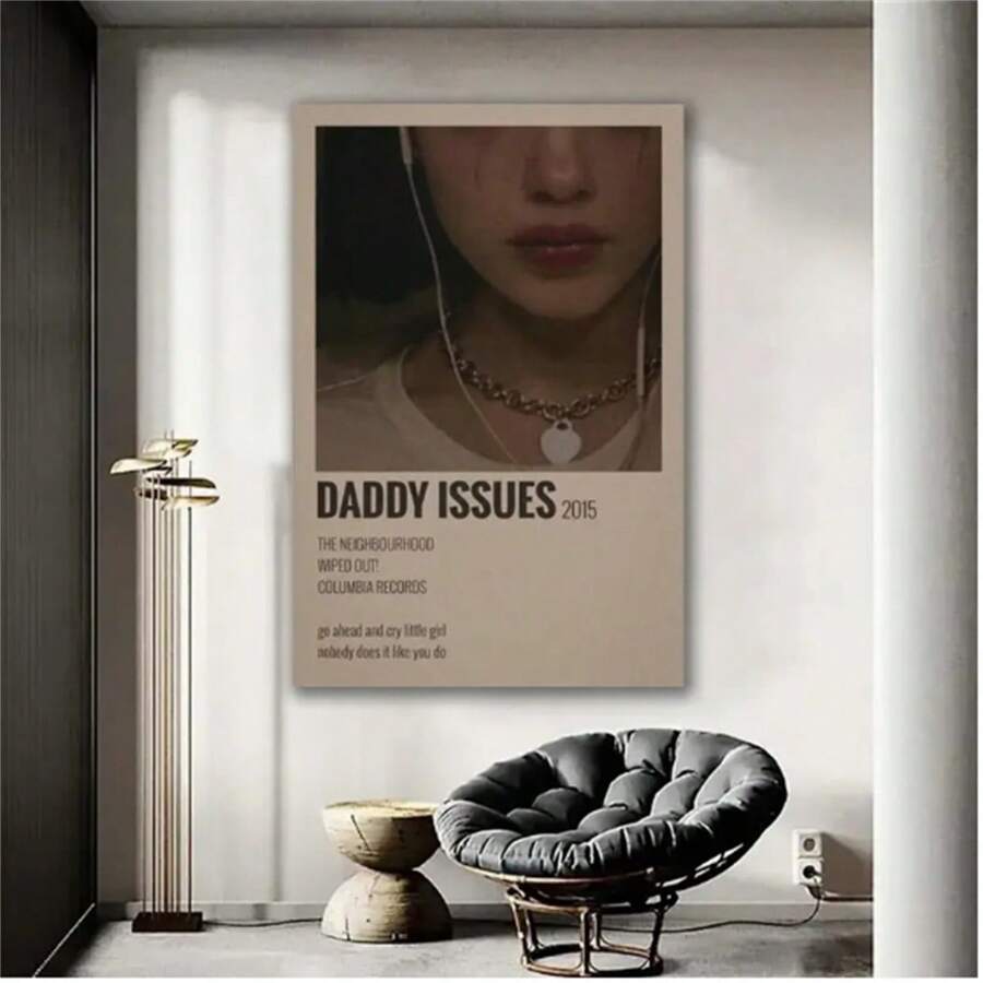 1pc Daddy Issues 10 Art Poster Modern Wall Decor For Bedroom Kitchen Dorm And More Classic