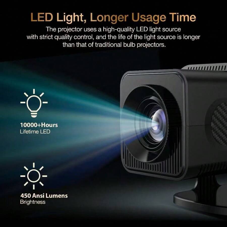 Projetor Smart HY 320 Android Full HD 1920x1080 Bluetooth Wi-fi, HY300 ...