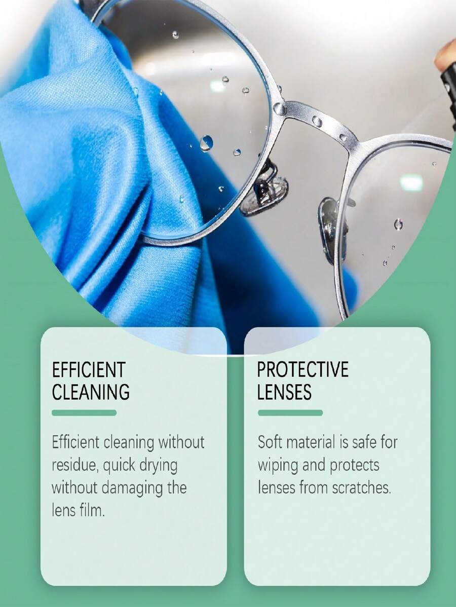 Lens Cleaning Wet Wipes, Portable Eyeglass Screen Cleaning Cloth ...