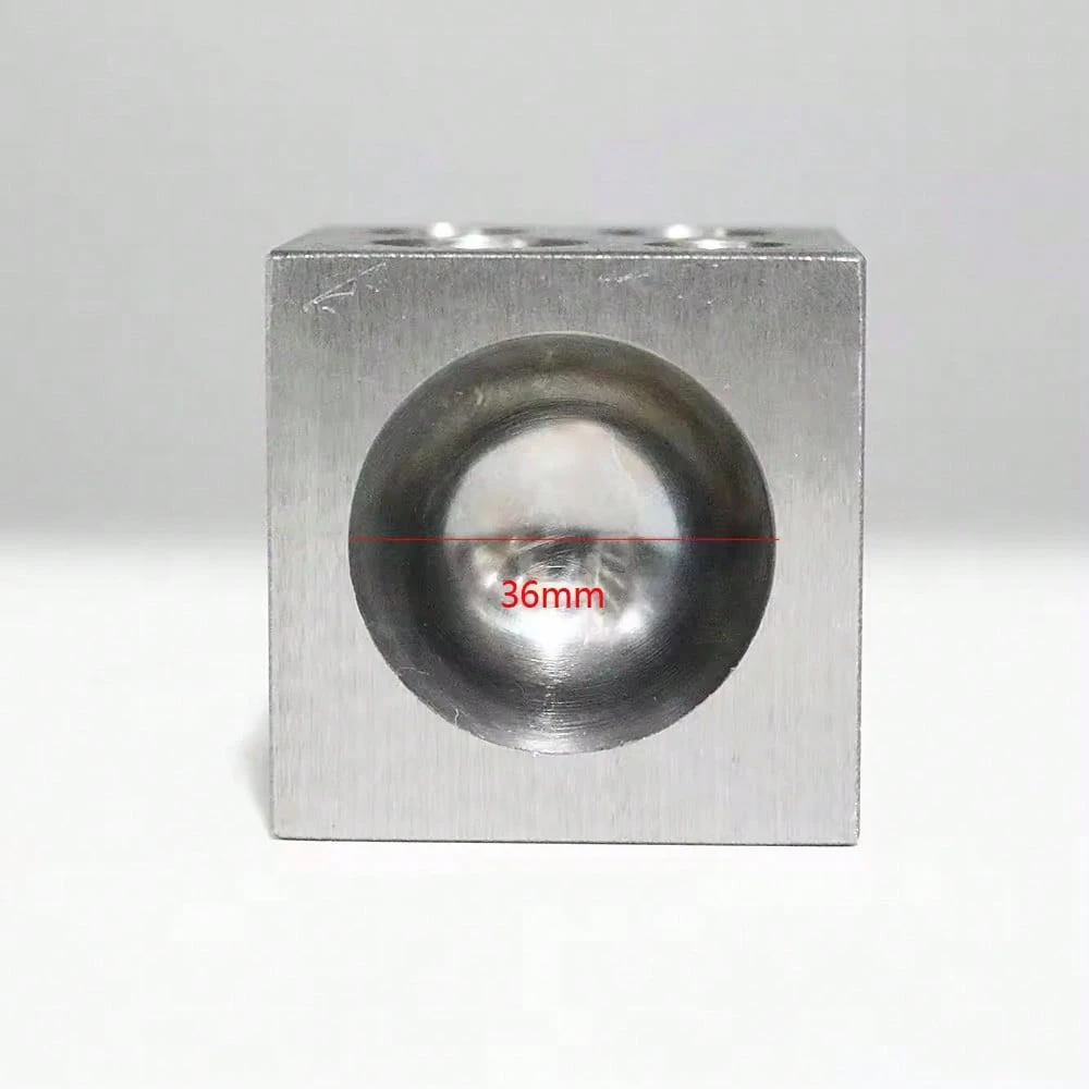 1 Count Dapping Block Square With Polished High Carbon Steel Cavities ...