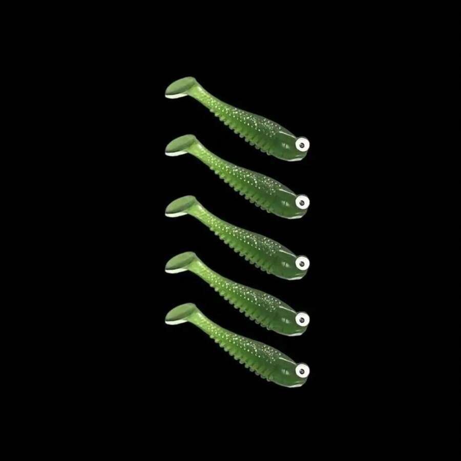 Luminous Soft Lures, Silicone Fish Shaped Fishing Artificial Lure Bait ...