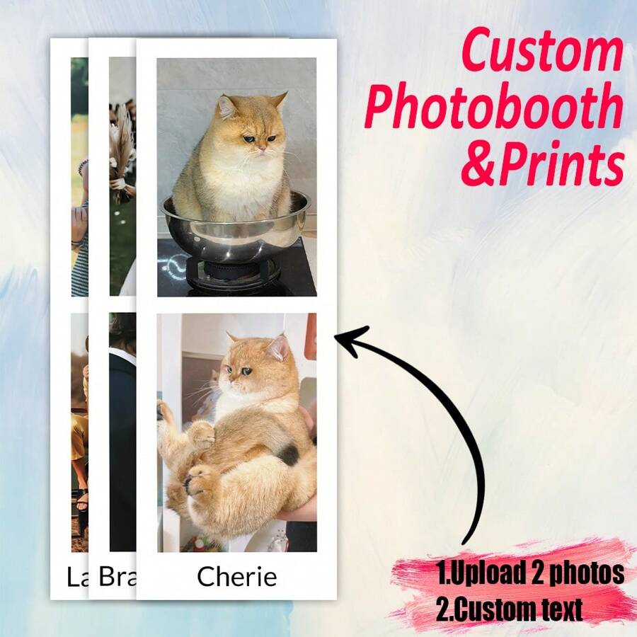 Custom Photo Booth Prints, Personalize Photo Booth Prints, Wedding ...