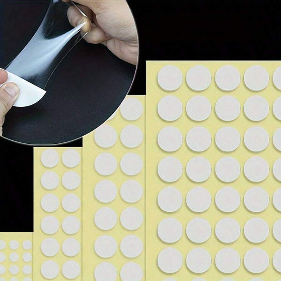 100pcs Clear Acrylic Double-Sided Adhesive Tape, Painless Nano Adhesive ...