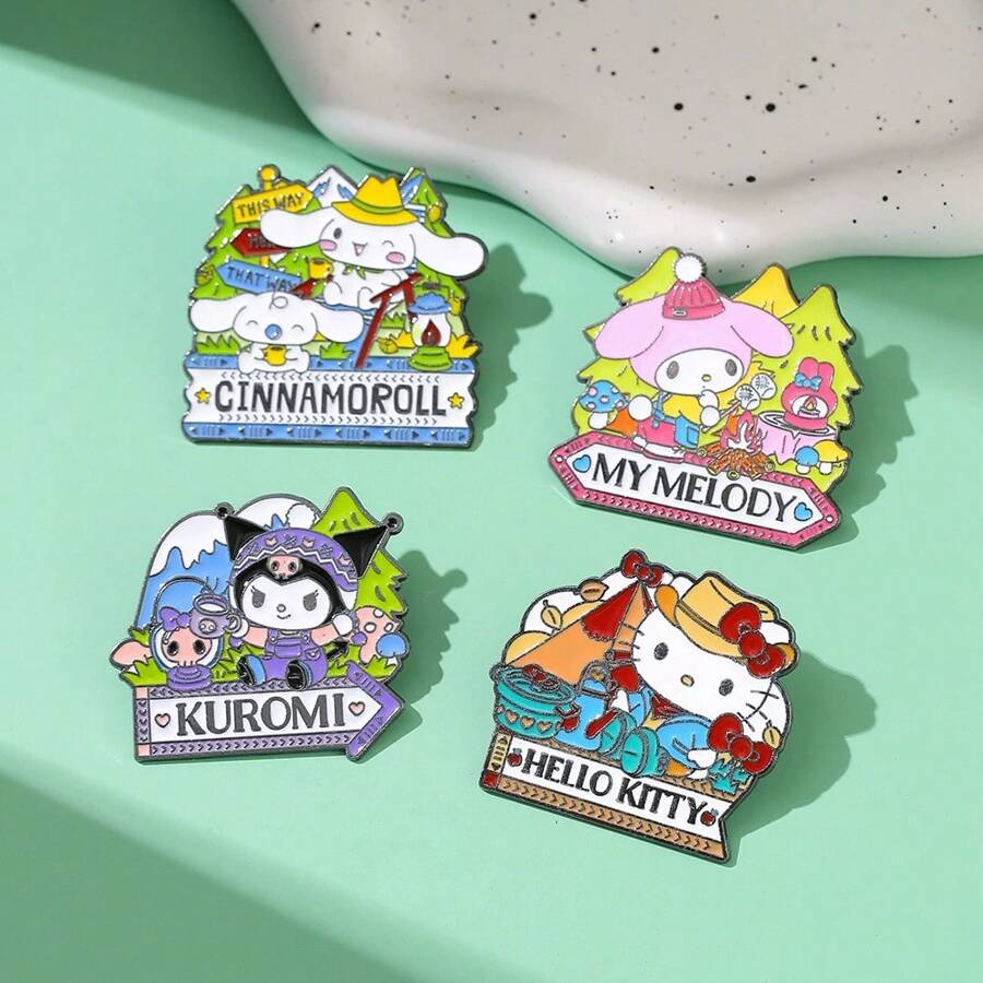 Sanrio Sanrio Refrigerator Magnets, Kuromi Camping Series Magnets ...