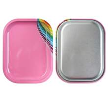 1pc Square Large Tray, Nail Brush Storage, Square Tray Tool, Stainless ...