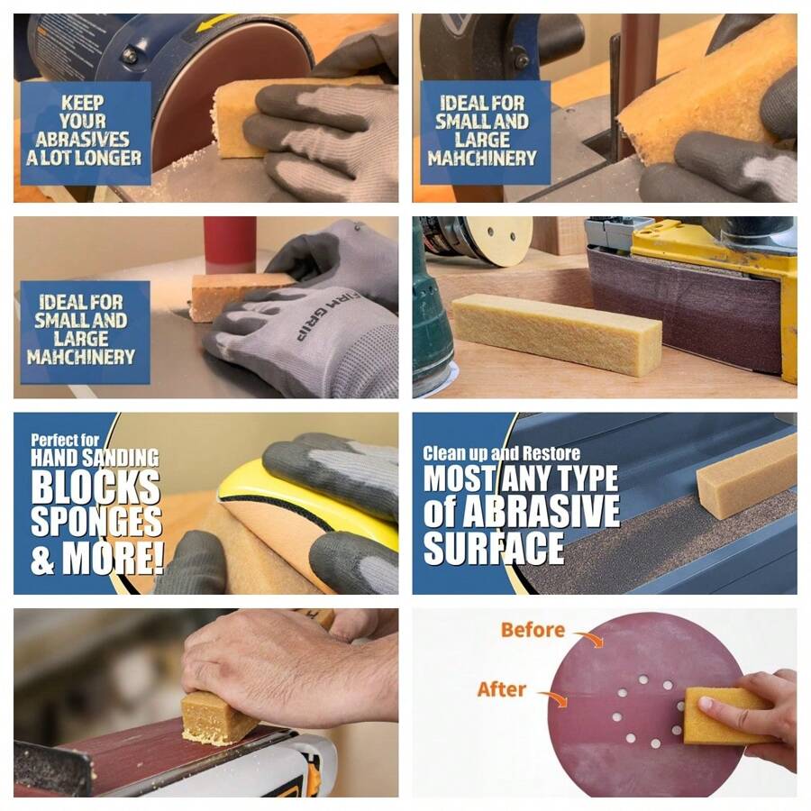 Abrasive Cleaning Stick For Sanding Discs, Sandpaper Belts, Skateboards ...