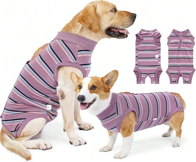 Dog Recovery Suit Abdominal Wound Puppy Surgical Clothes Post-Operative ...