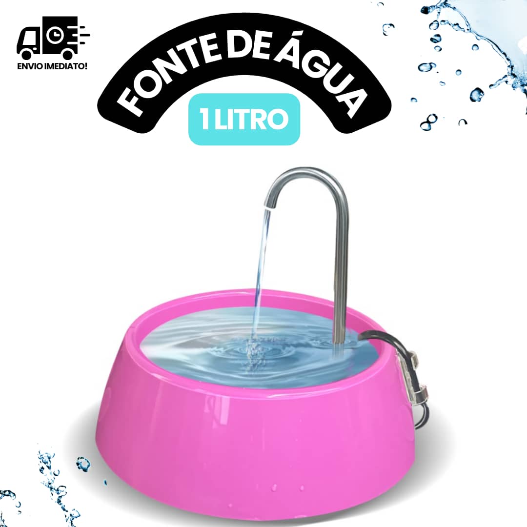 Bebedouro Automático Fonte de Água para Cães e Gatos 1 Litro Bivolt ...