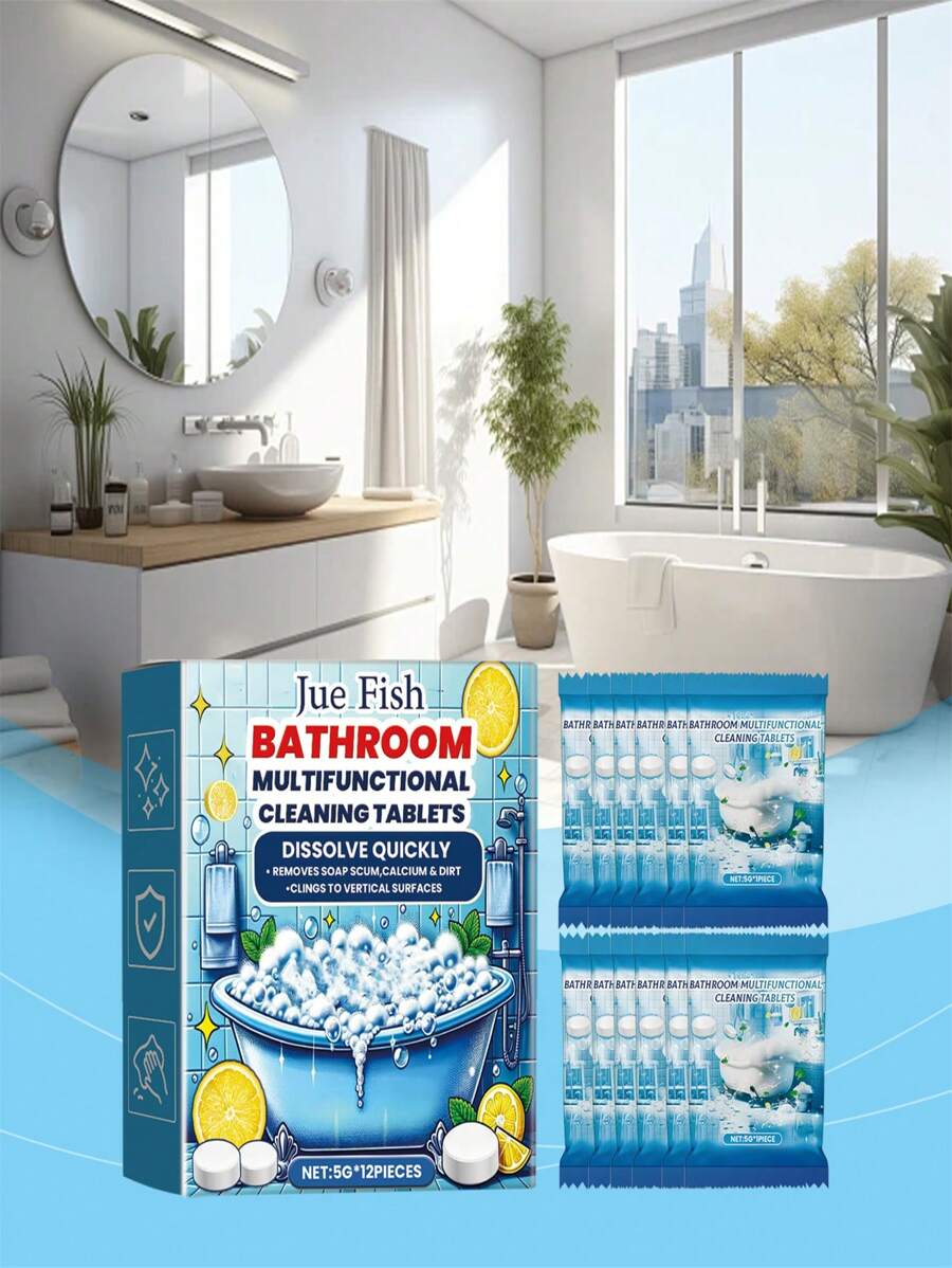 Bathroom Cleaning Effervescent Tablets Bathroom Sink Decontamination ...