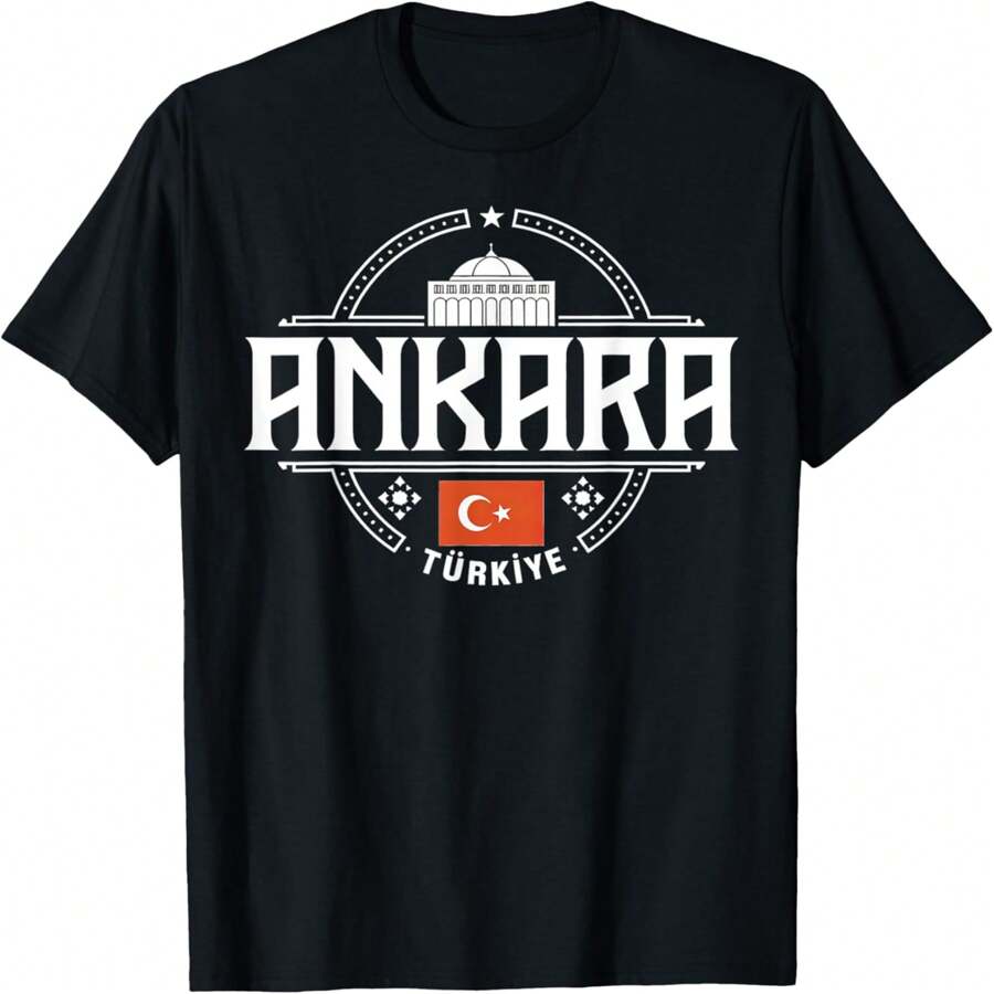 Ankara Turkey City Türkiye Flag Pride T-Shirt. | SHEIN USA
